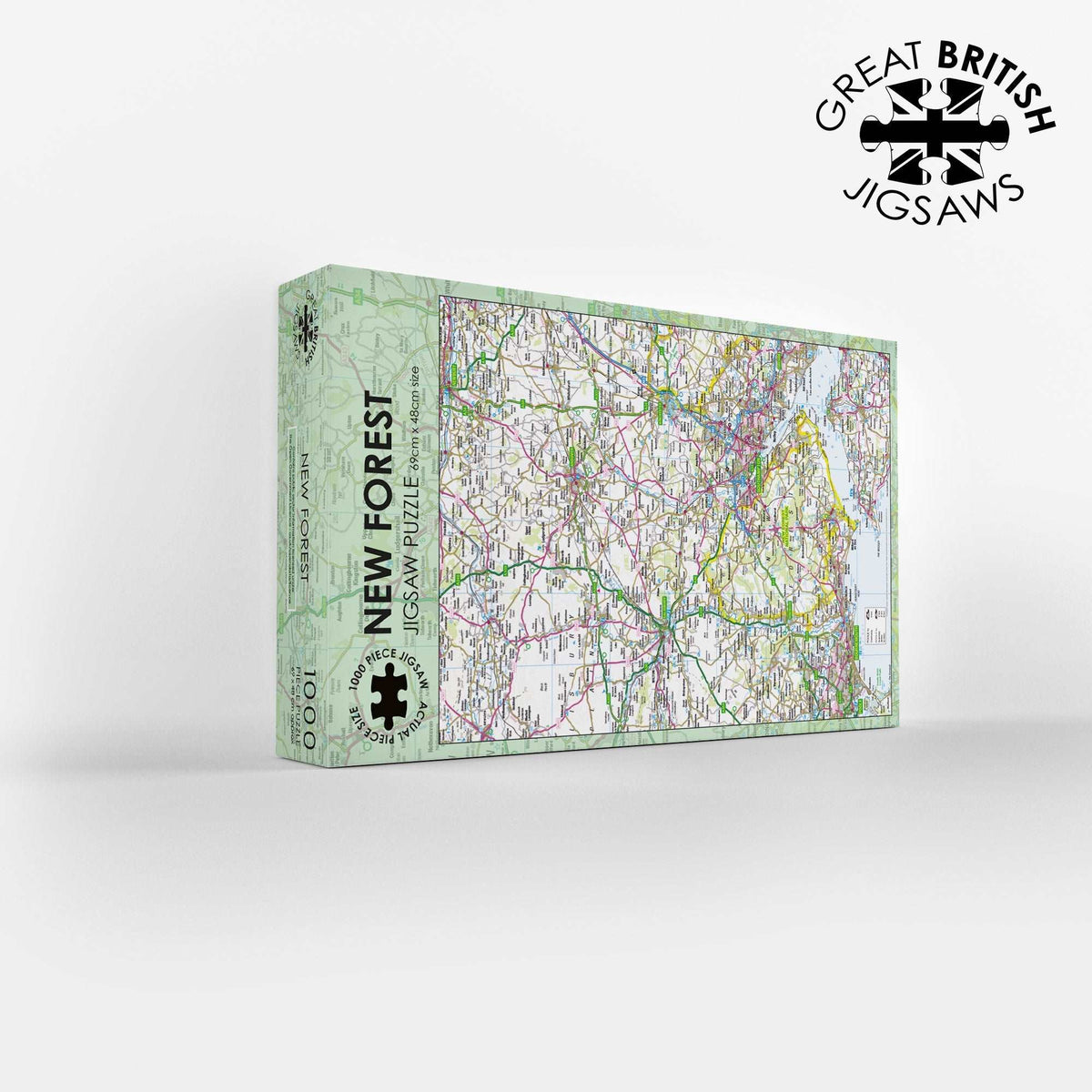 New Forest Map 1000 Piece Jigsaw - Pieceful Maps – Phil Sproson Photography